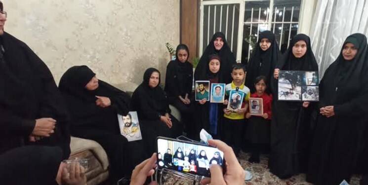 آخرین خبر عکس دیدار فرزندان شهدا با مادر شهید الداغی