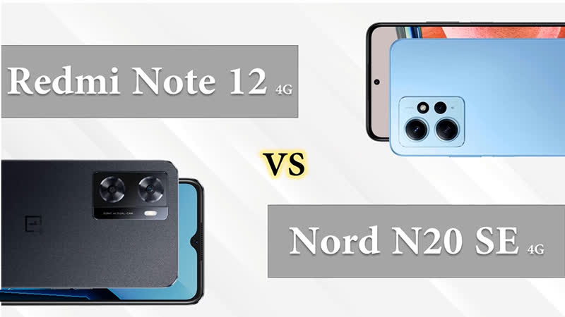 آخرین خبر | مقایسه گوشی‌های OnePlus Nord N20 SE و Xiaomi Redmi Note 12 4G