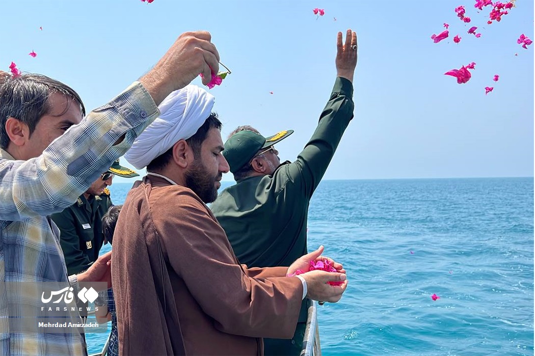 آخرین خبر عکس گلباران محل شهادت مسافران پرواز ۶۵۵ در خلیج فارس