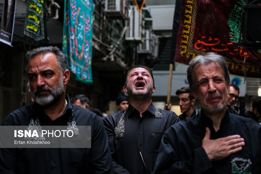 آخرین خبر عکس عزاداری روز هشتم محرم در بازار تهران