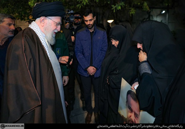 آخرین خبر عکس عرض تسلیت رهبر انقلاب به خانواده سردار شهید سید رضی موسوی