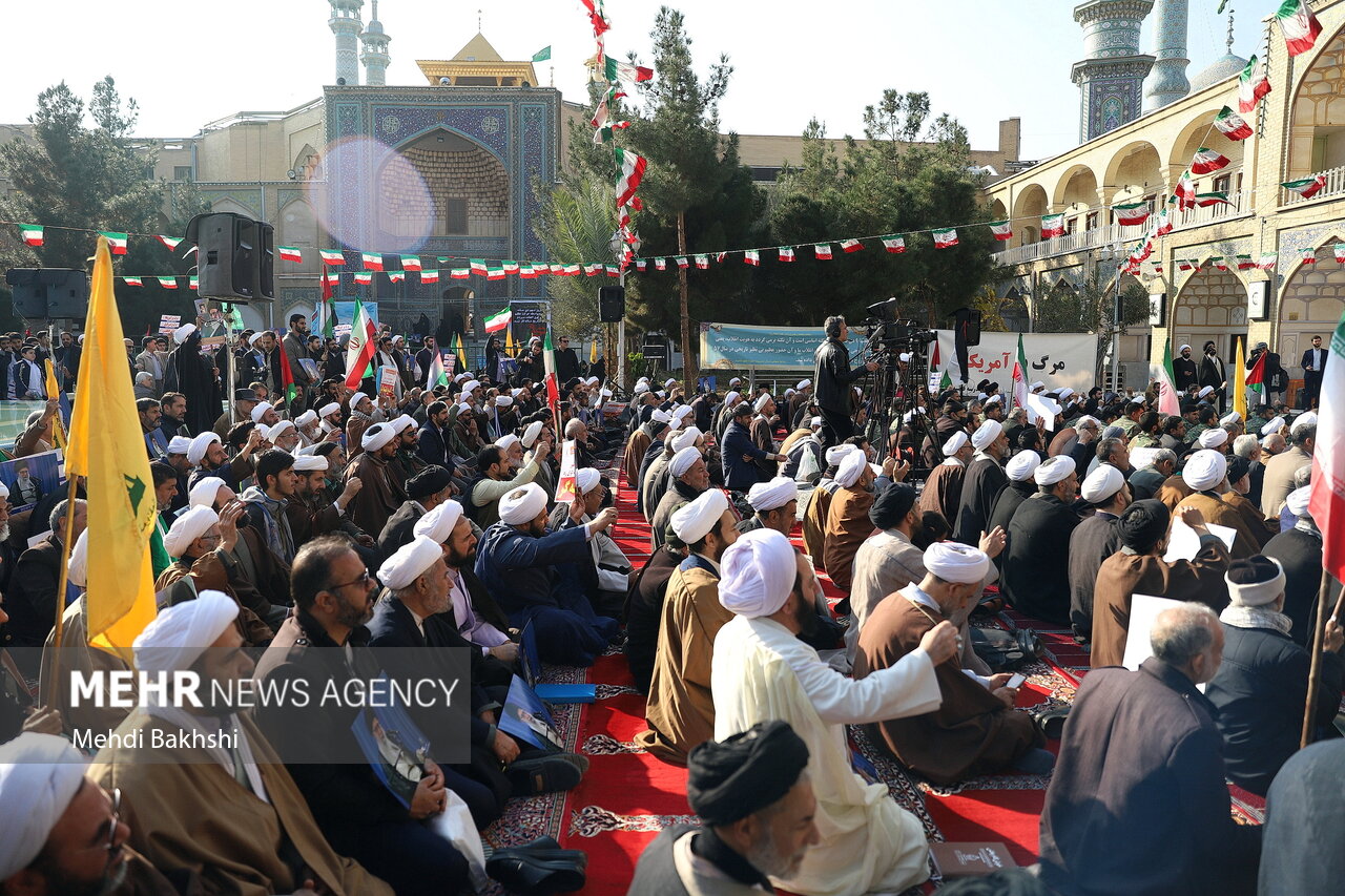 آخرین خبر عکس اجتماع بزرگداشت حماسه ۹ دی در قم