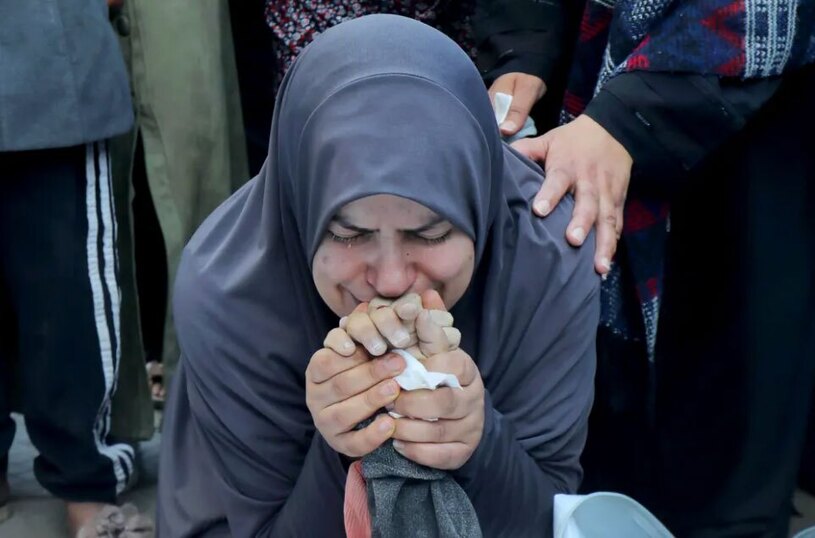 آخرین خبر وداع مادر فلسطینی با کودکش