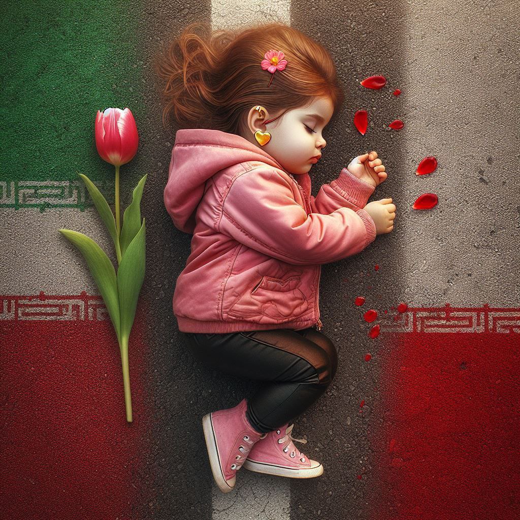آخرین خبر عکس تصویرسازی هوش مصنوعی از شهیده کاپشن صورتی با گوشواره