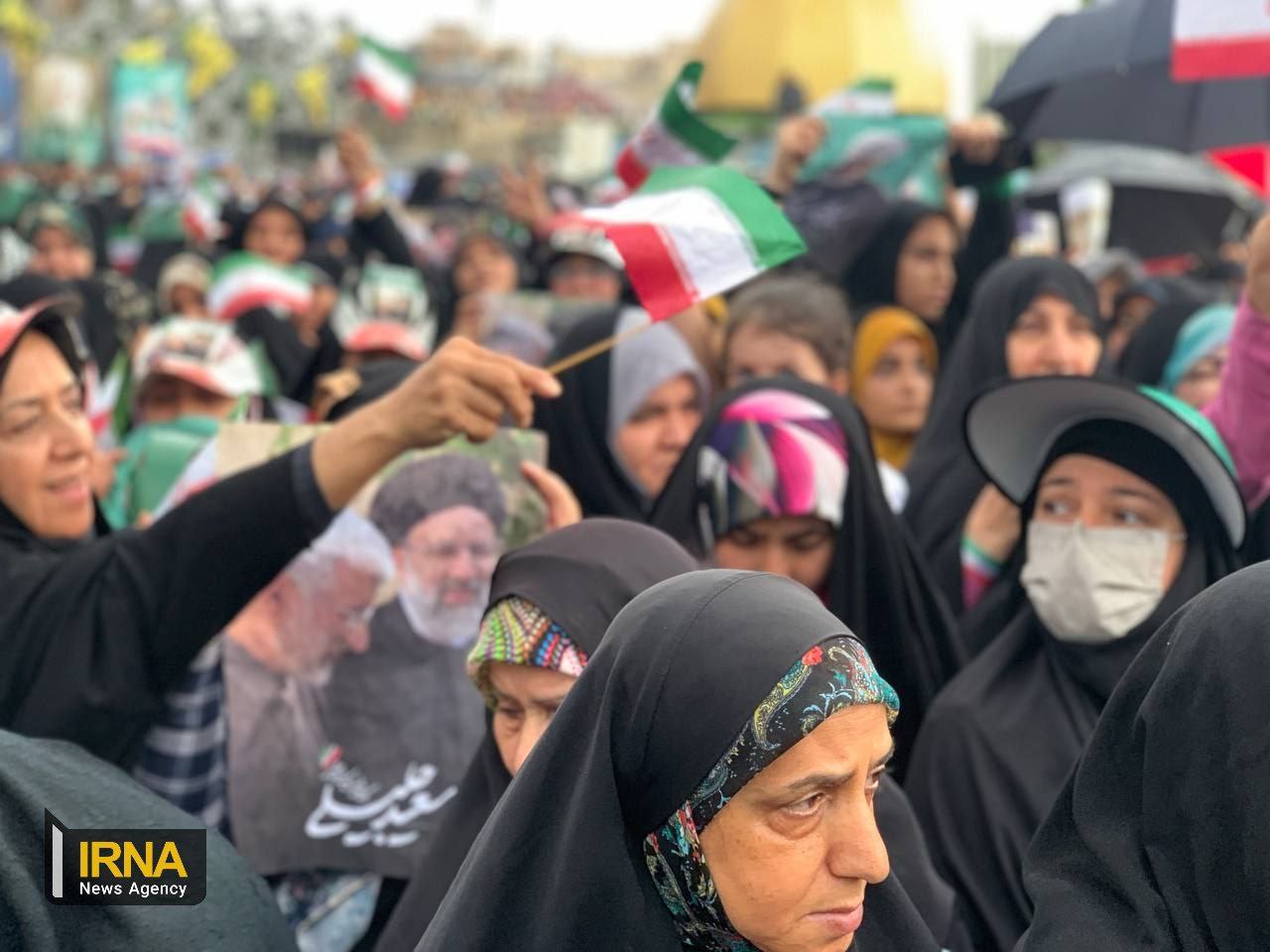 آخرین خبر عکس تصاویری از حضور هوادارن جلیلی در میدان امام حسین تهران